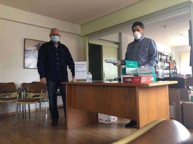 ΔΙΑΝΟΜΗ ΠΡΟΣΤΑΤΕΥΤΙΚΩΝ ΜΑΣΚΩΝ ΑΠΟ ΤΟ ΕΒΕ ΑΜΜΟΧΩΣΤΟΥ - Famagusta Chamber